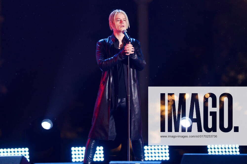 MOSCOW, RUSSIA - : Russian singer Shaman performs during a concert in ...