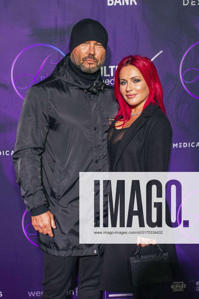 Julia Jasmin Rühle with partner Rene Marschke at the Grand Opening of ...