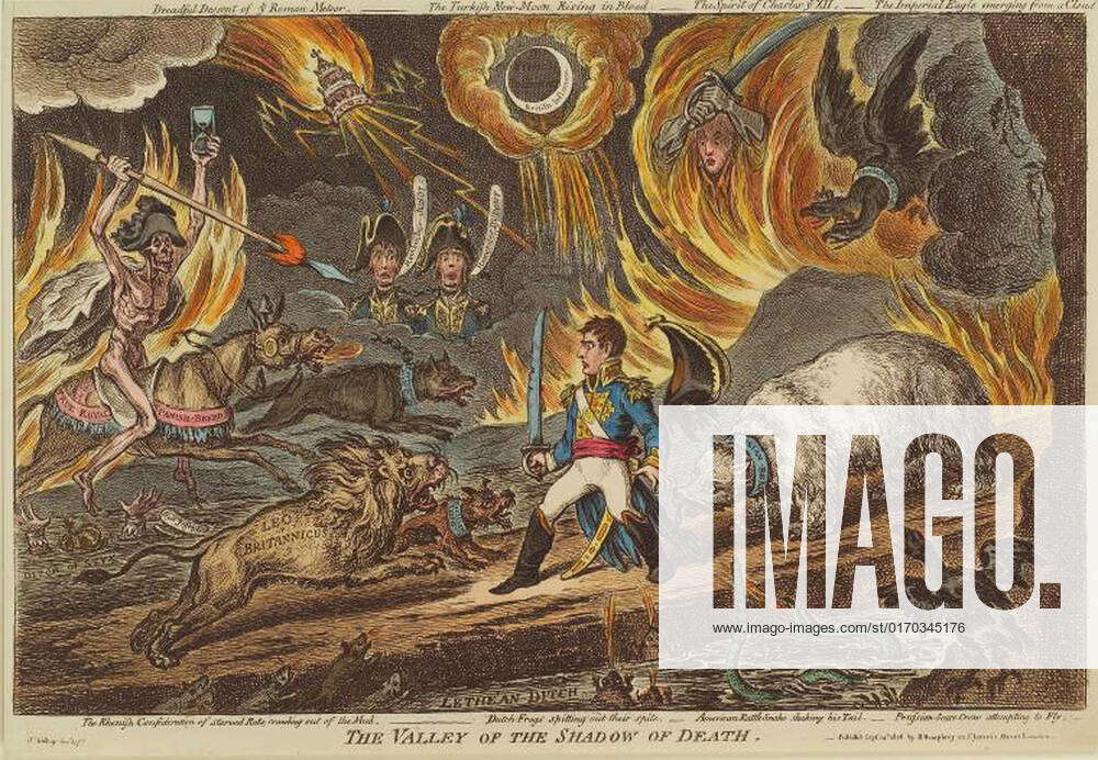 The Valley of the Shadow of Death. Gillray, James . Tilden, Samuel J ...