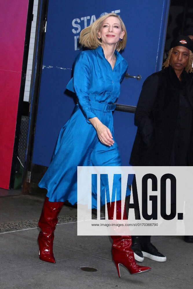 New York Ny October 03 Cate Blanchett Seen At Good Morning America