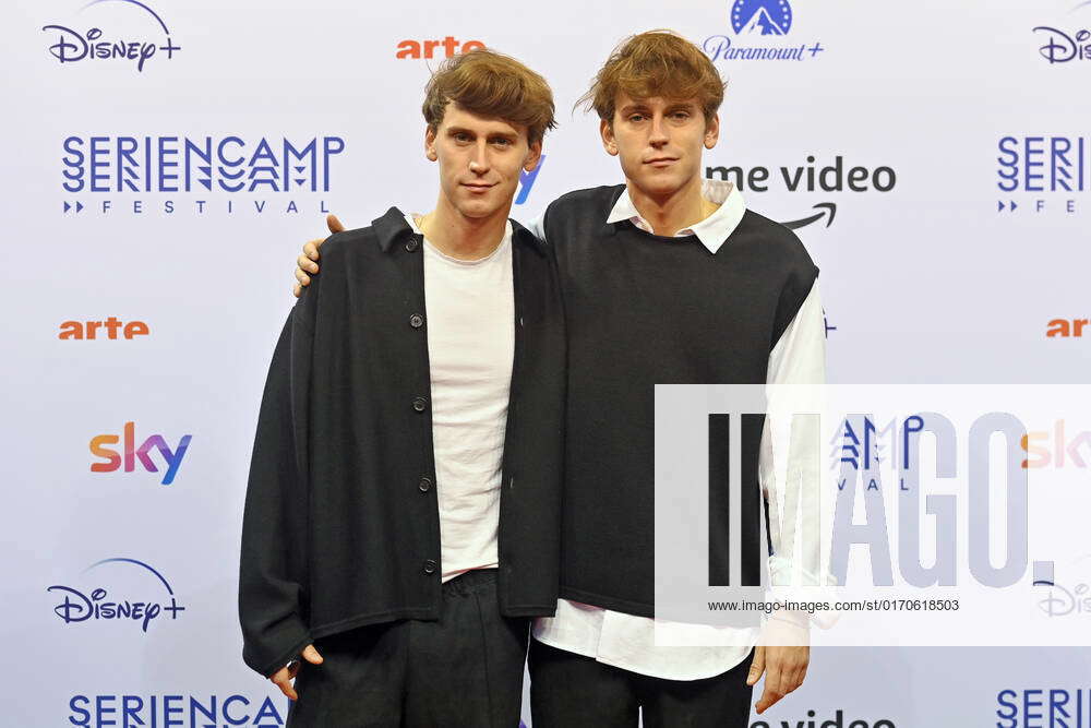 from left Oskar Belton actor and his twin brother Emil Belton actor ...