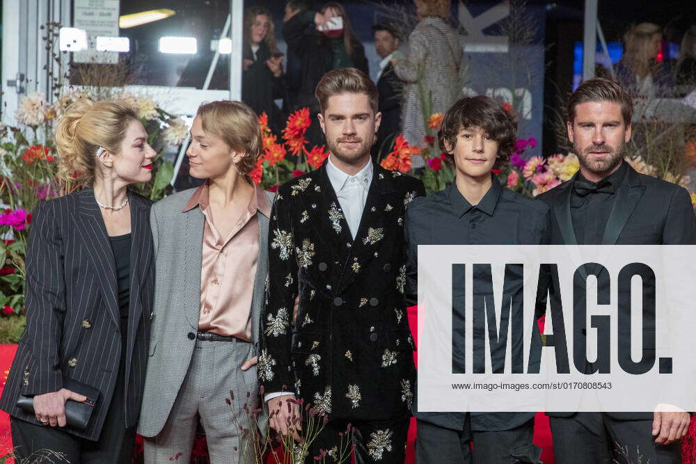 Emilie Dequenne, Eden Dambrine, Belgian director Lukas Dhont, Gustav De ...