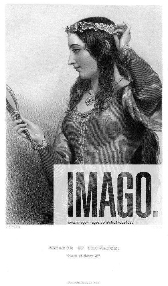 Eleanor of Provence (c1223-1291), Queen consort of King Henry III, 19th ...