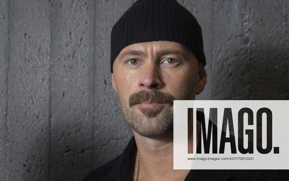 Actor Ulf Stenberg, 43 at a press junket for the Netflix series The ...