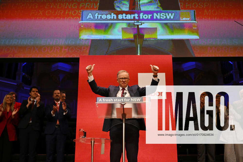 NSW LABOR CONFERENCE, Prime Minister Anthony Albanese arrives to a ...