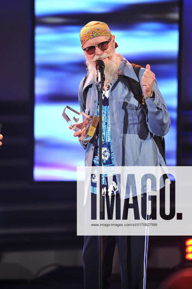 SWR 4 Gläserne 4 singer Harpo Jan Svensson on the occasion of the award ...