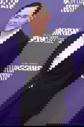 Burn Gorman at the premiere of the Netflix TV movie Pinocchio at the 66 ...