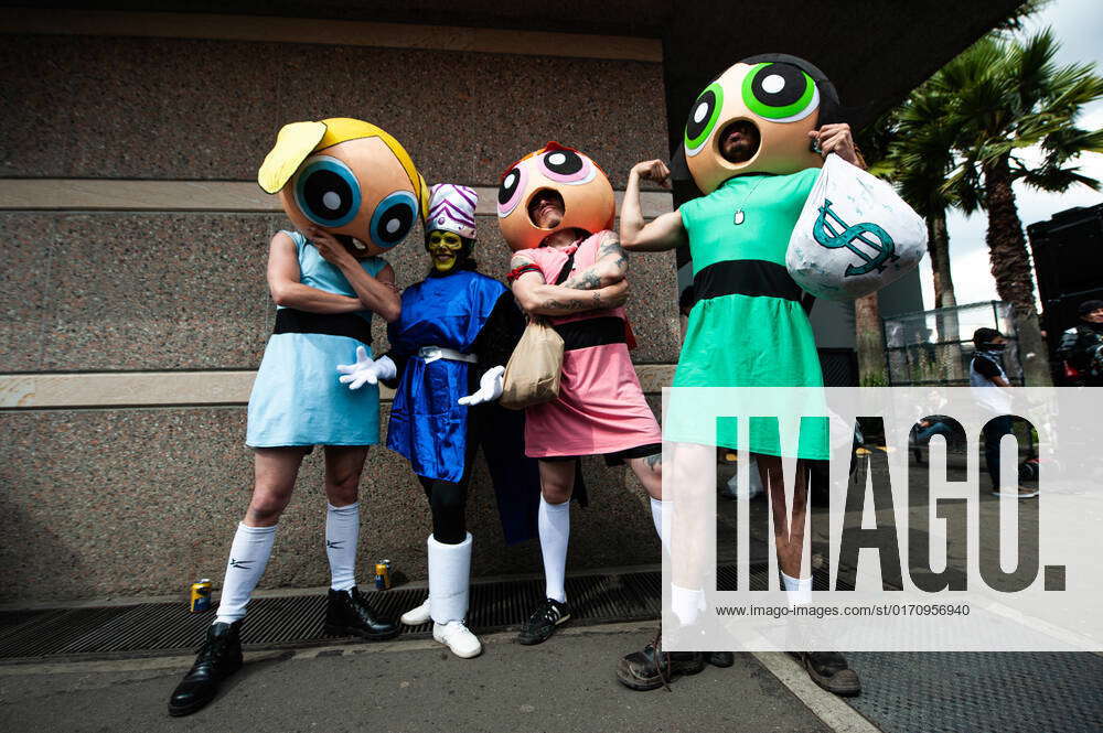 Bogota, Cundinamarca, Colombia: Cosplayers dress-up as Cartoon Network ...