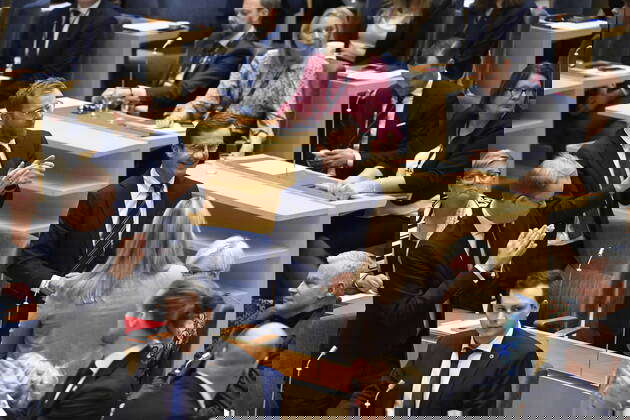 STOCKHOLM 20221017 Riksdag has elected Moderate leader Ulf Kristersson ...