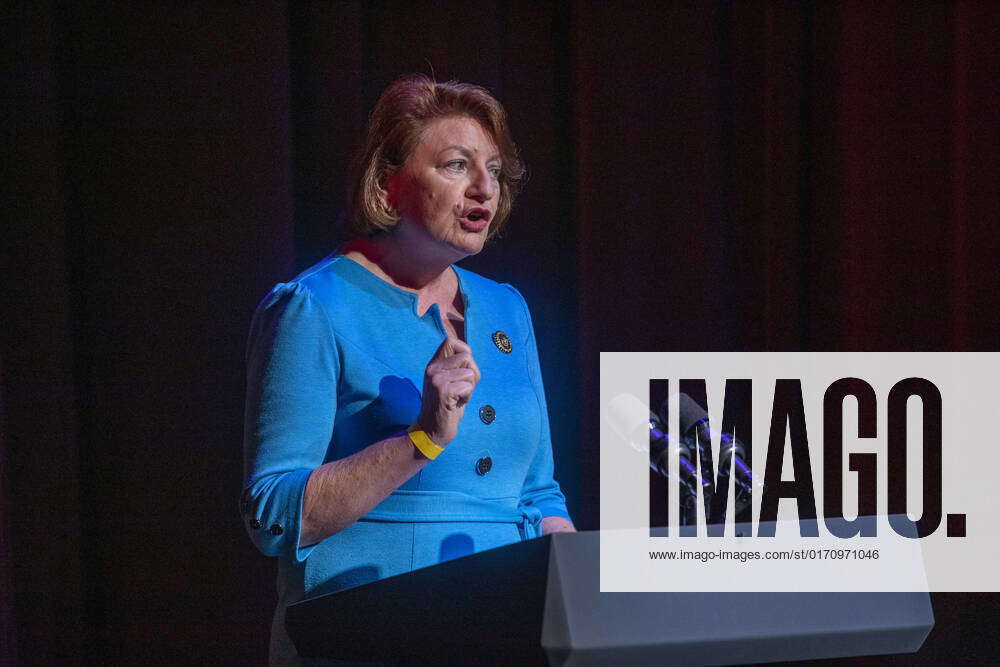 October 17, 2022, Los Angeles, Calif, USA: Senator Toni Atkins speaks ...