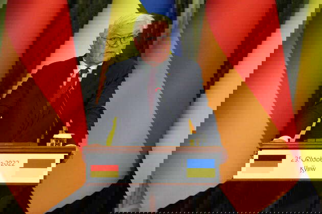 KYIV, UKRAINE - OCTOBER 25, 2022 - Federal President of the Federal ...