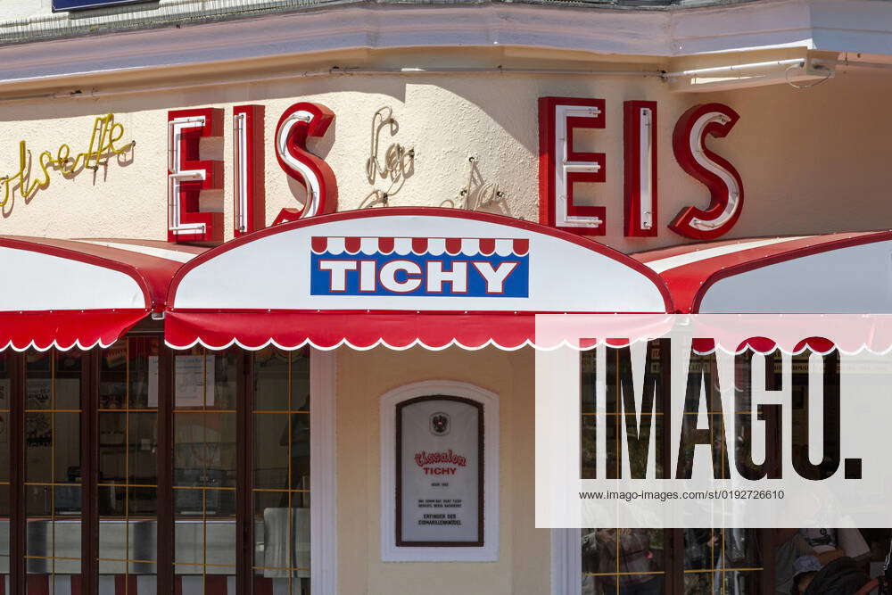 Ice cream parlor Tichy, Reumannplatz, Vienna, Austria