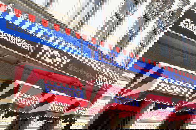 Ice cream parlor Tichy, Reumannplatz, Vienna, Austria