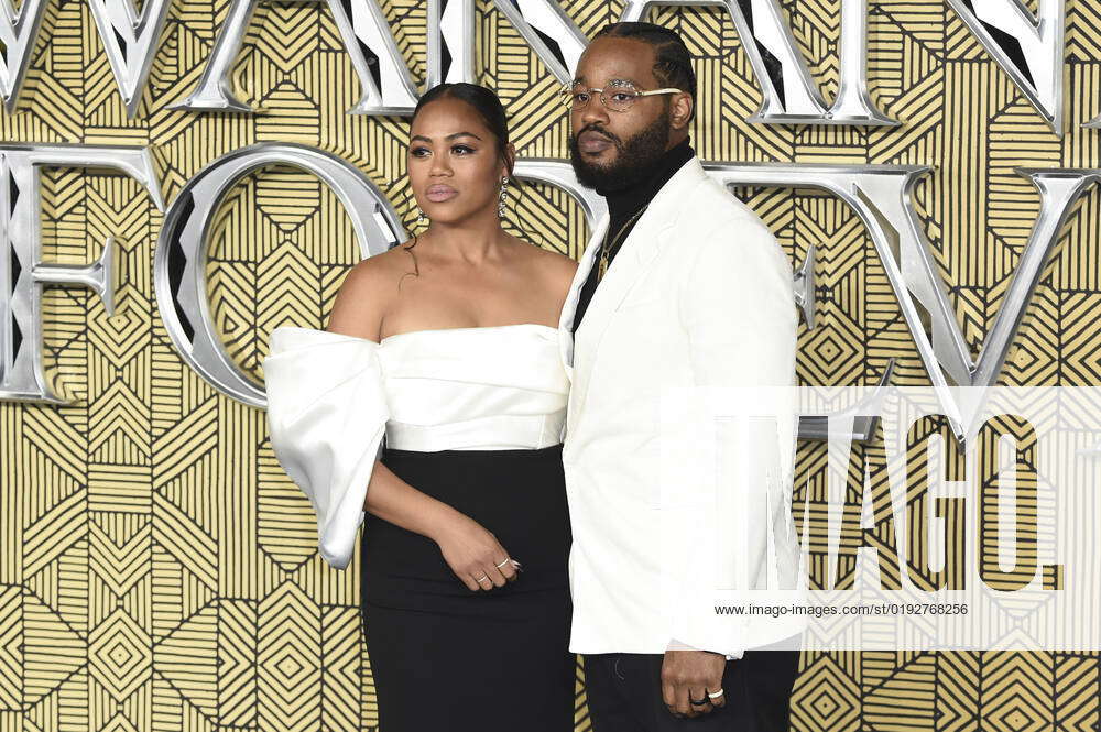 Ryan Coogler with wife Zinzi Evans at the premiere of the feature film ...
