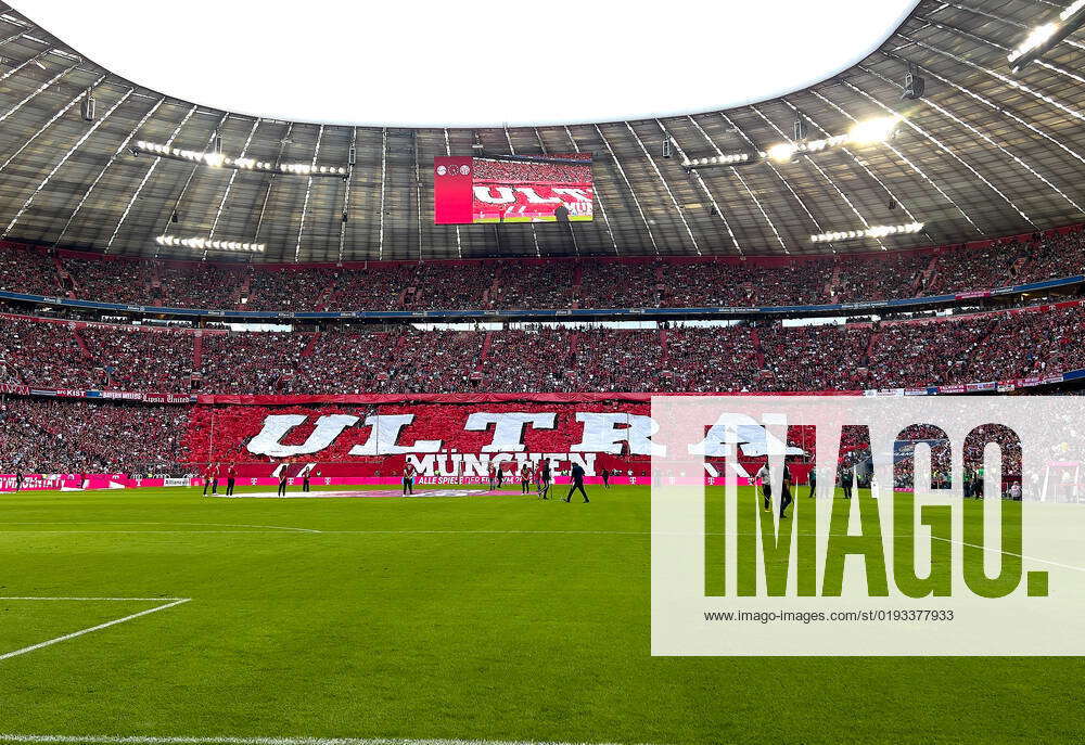 FCB Ultras fans choreography in the match FC BAYERN MÜNCHEN - 1. FSV ...