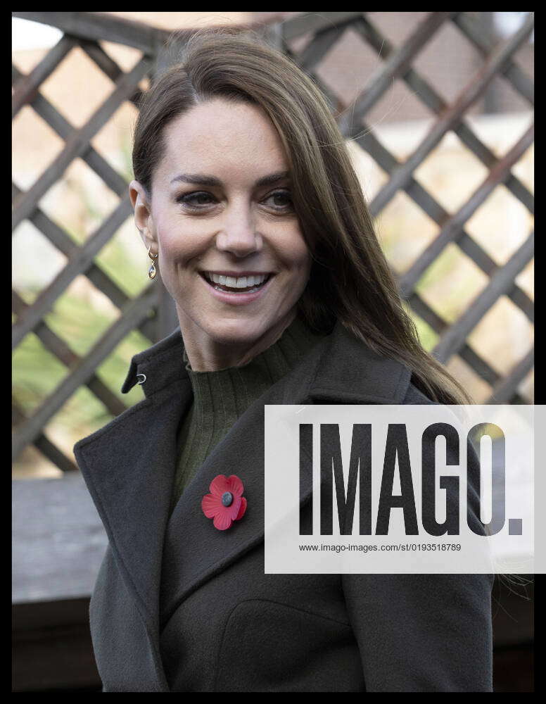 . 09 11 2022. London, United Kingdom. Kate Middleton, the Princess of Wales, arriving at the Colham