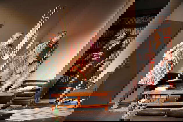 Dominique Horwitz as Pierre, Karsten Kramer as Antoine with Krista ...