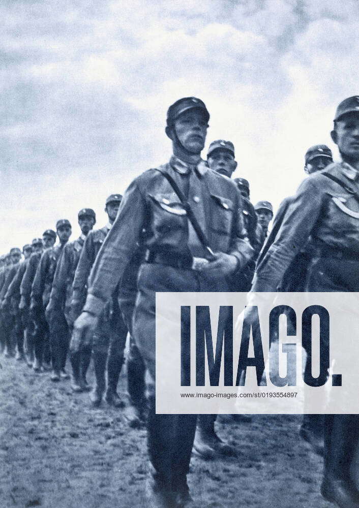 Marching SA Stormtroopers, Germany, c1925-1930. Artist