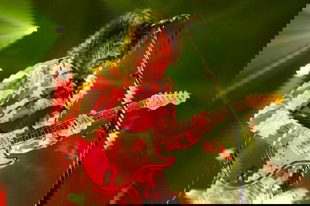 Biffy Clyro Live in Concert Lead singer Simon Neil of Scottish rock ...