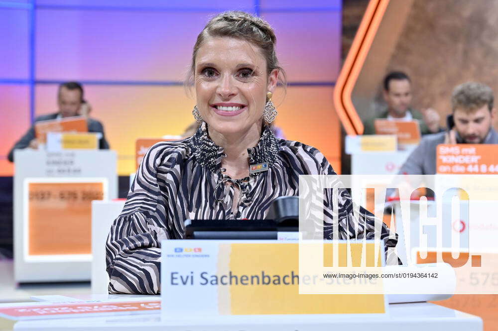 Evi Sachenbacher Stehle at the 27 RTL Spendenmarathon 2022 in Studio 8 ...