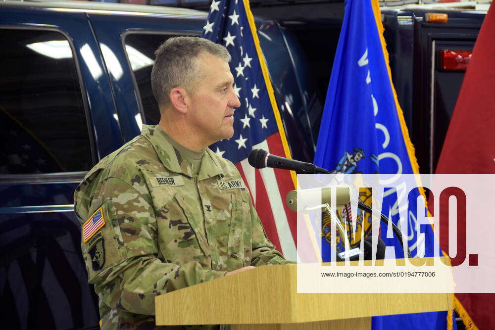 Col. Jade Beehler, commander of the Wisconsin Army National Guards 64th ...