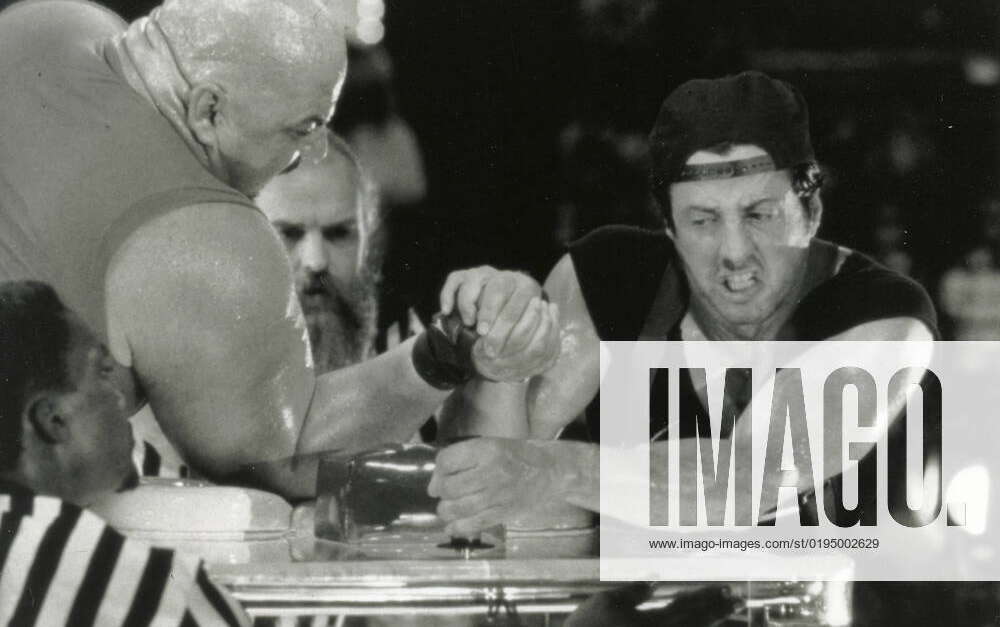 American actors Sylvester Stallone and Rick Zumwalt in the movie Over ...