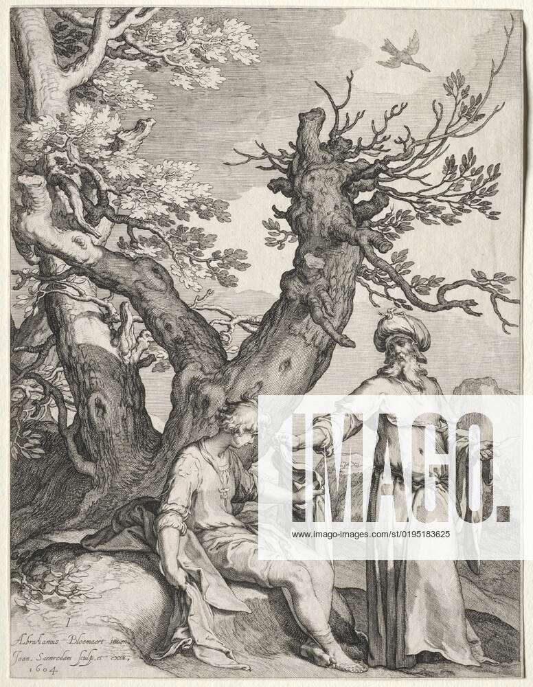 Ahijah and Jeroboam, 1604. Creator: Jan Saenredam (Dutch, 1565-1607 ...