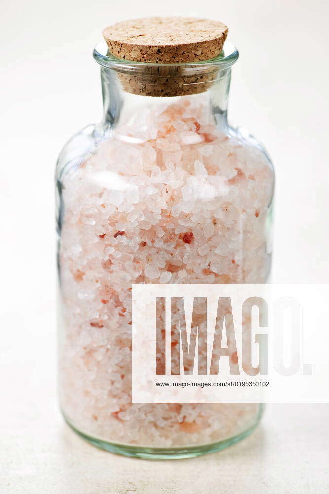 Pink bath salts in a glass jar, 864916, bath, salts, bath salts, salt ...