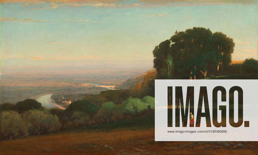 View of the Tiber near Perugia, 1872-1874. Creator: George Inness