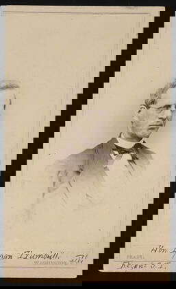 Portrait of Lyman Trumbull, Between 1868 and 1881. Creator: Brady s ...