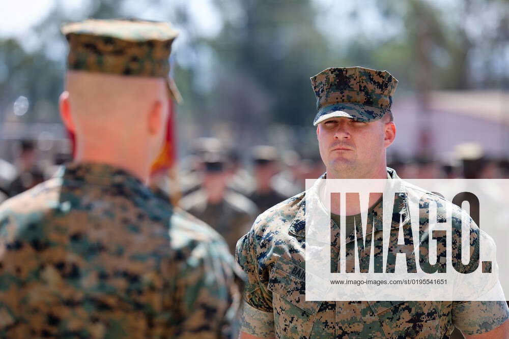 U.S. Marine Corps Gunnery Sgt. Colin G. Baird, a geospatial analyst ...