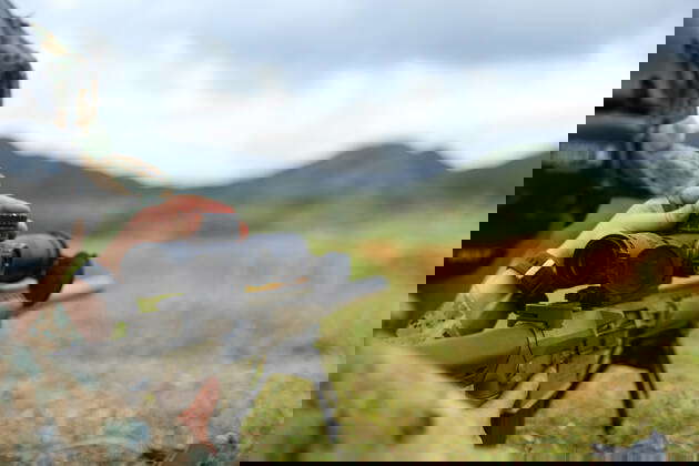 U.S. Marine Corps Sgt. Donald Couttie, a Formal Marksmanship Training ...