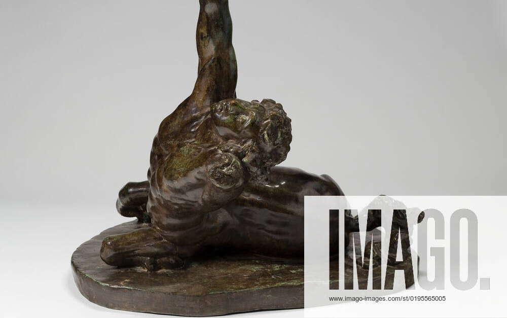 Dying Centaur, modelled c. 1869, cast 1968. Creator: Joseph Ternbach