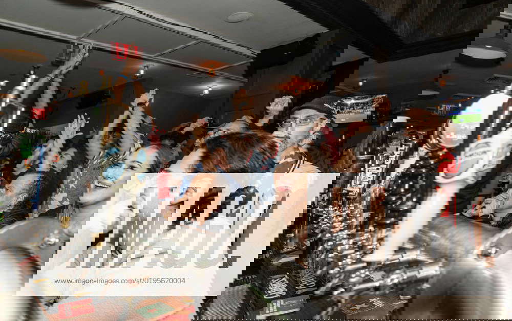 Fans of USA football team cheer during their match against Iran at ...