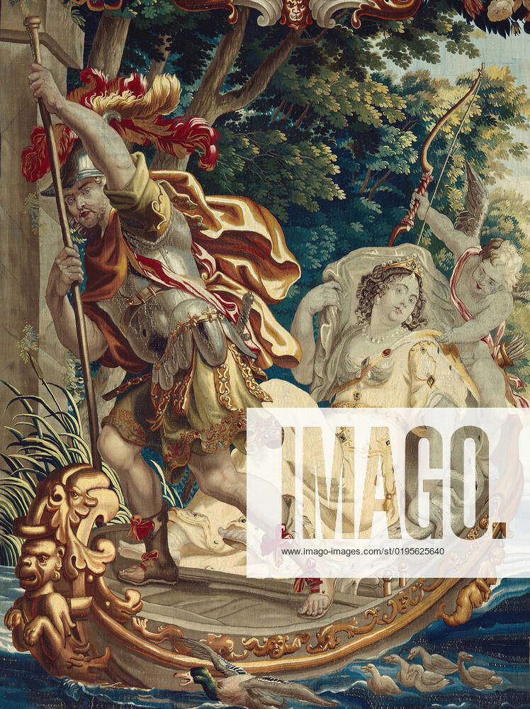 Cleopatra Asked to Pay Tribute to Rome from The Story of Caesar and ...