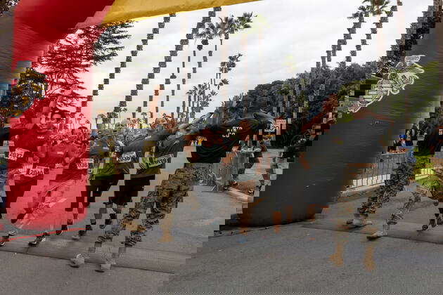 U.S. Marine Corps Col. Robert M. Hancock, Commanding Officer of ...