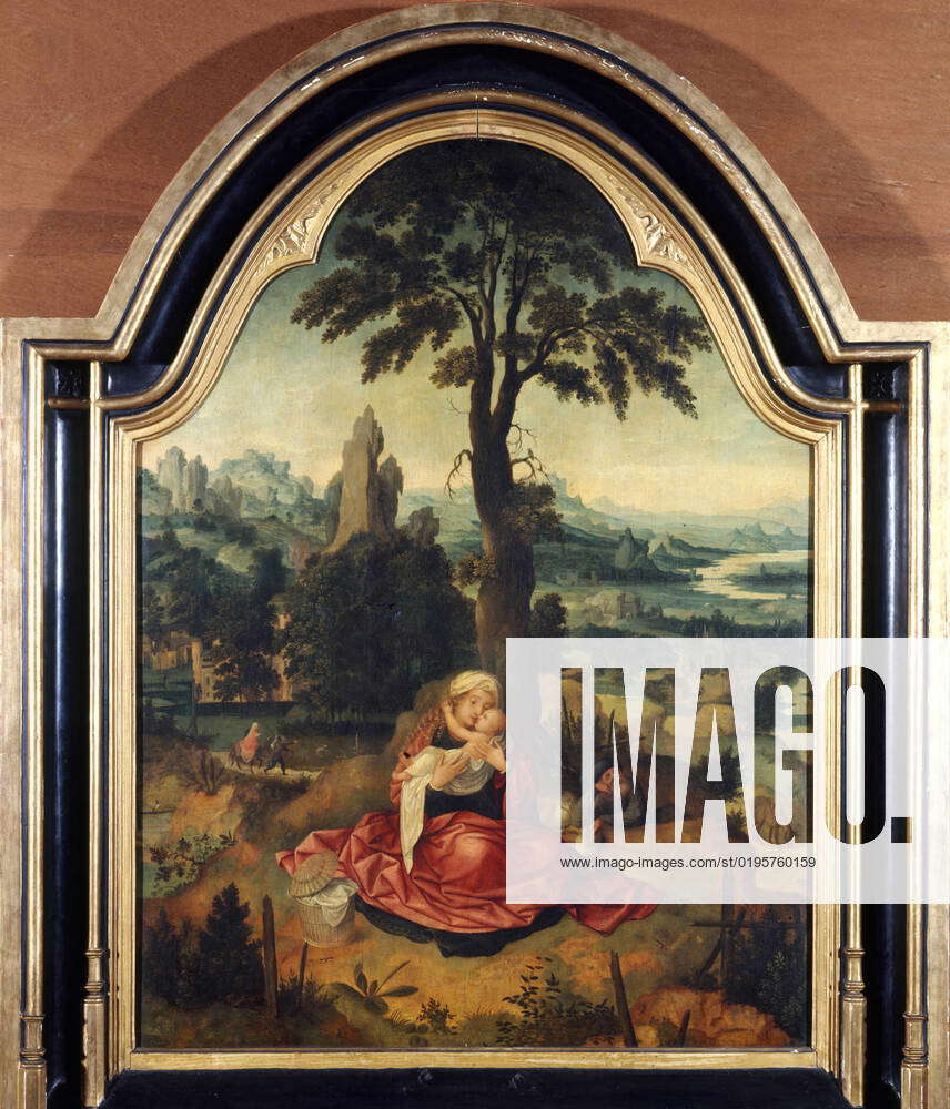 Rest on the Flight into Egypt, between 1500 and 1550. Creator: Joachim ...