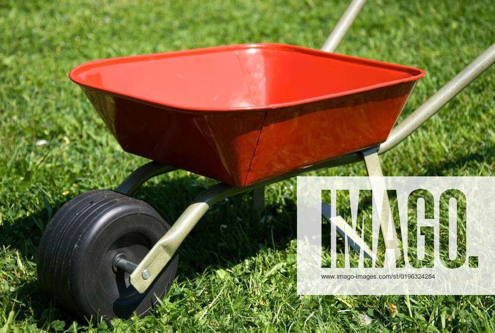 Red handbarrow, 22224650, barrow, black, box, bright, cart, childhood ...