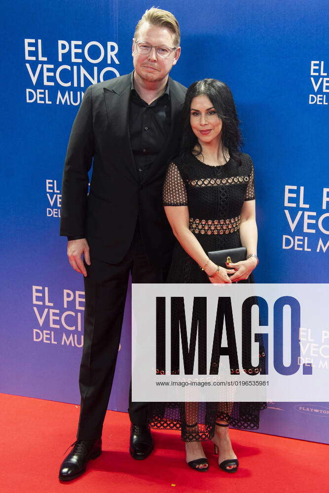 Fredrik Backman with wife Neda Shafti Backman at the premiere of the ...