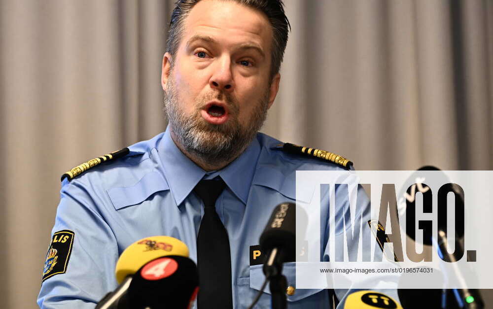 STOCKHOLM 20221214 Johan Olsson, head of the national operational ...