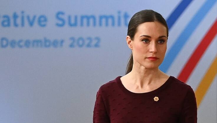 Belgium EU ASEAN Summit 8339317 14.12.2022 Finland s Prime Minister Sanna Marin arrives to take