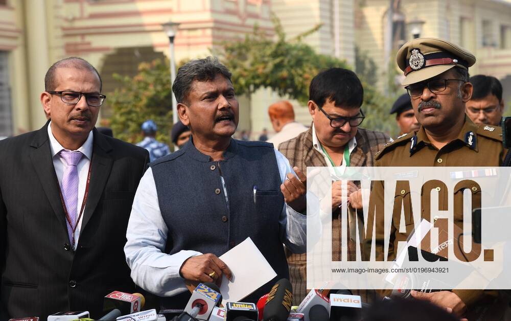 PATNA, INDIA - DECEMBER 19: Bihar Excise Minister Sunil Kumar with ...