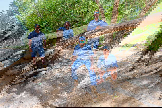 BUNUBA RANGERS, Bunuba Rangers, (L-R) Paul Bin Basu, Karl Bin Basu ...