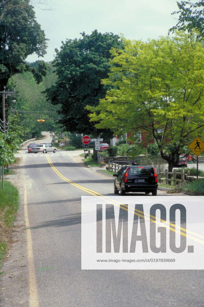 Connecticut State Route 169 - View of SR-169. Cars travel along SR-169 ...