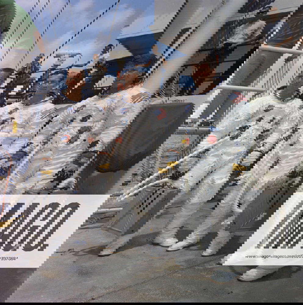 Houston, TX, United States: NASA prime crew of the first manned Apollo ...