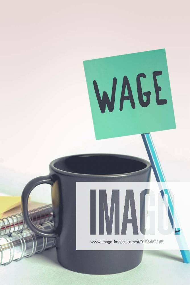 Inspiration Showing Sign Wage Conceptual Photo Monetary Compensation