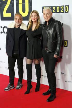 Jens Thele, Cordula Kablitz Post and H P Baxxter at the premiere of the ...