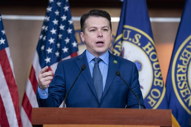 Rep. Brendan Boyle D-PA, speaks at a press conference along with Rep ...