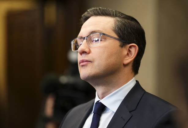 Ottawa, ON, CAN: Conservative leader Pierre Poilievre holds a press ...