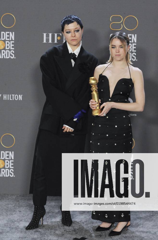 Emma D Arcy Milly Alcock In The Press Room For 80th Annual Golden Globe Awards Press Room